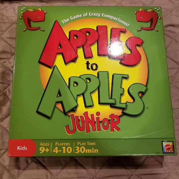 Mattel | Toys | Mattel Apples To Apples Junior Board Game Kids | Poshmark